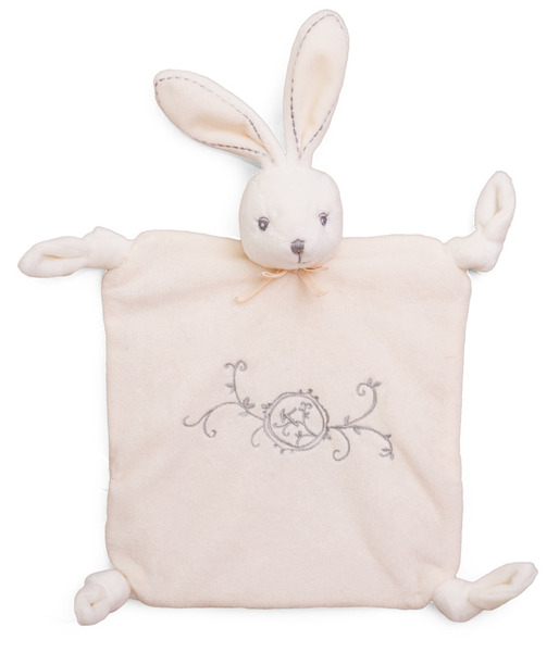 Kaloo Perle CREAM Doudou Rabbit Comforter 8"/20cm plush baby safe gift NEW